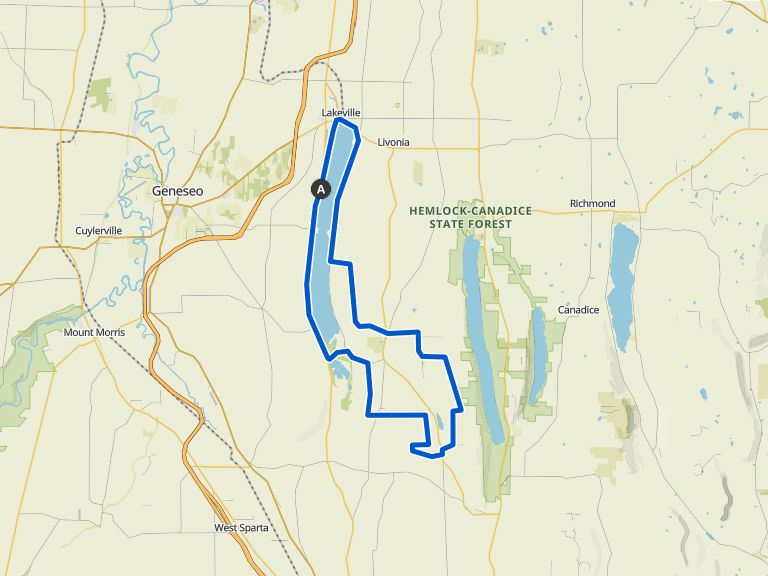 Back Roads Around the Lake | ride | Komoot